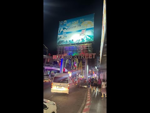 PATTAYA-Walking Street,bars and restaurants, Day & Night - Walking ...